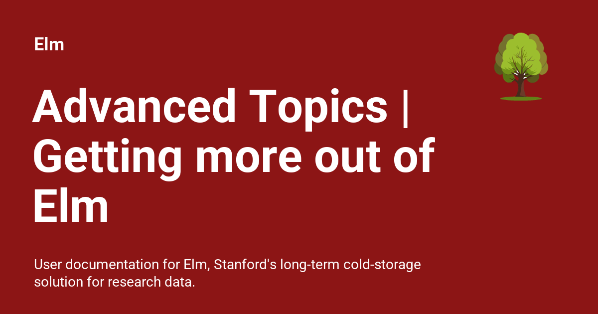 Advanced Topics | Getting more out of Elm - Elm